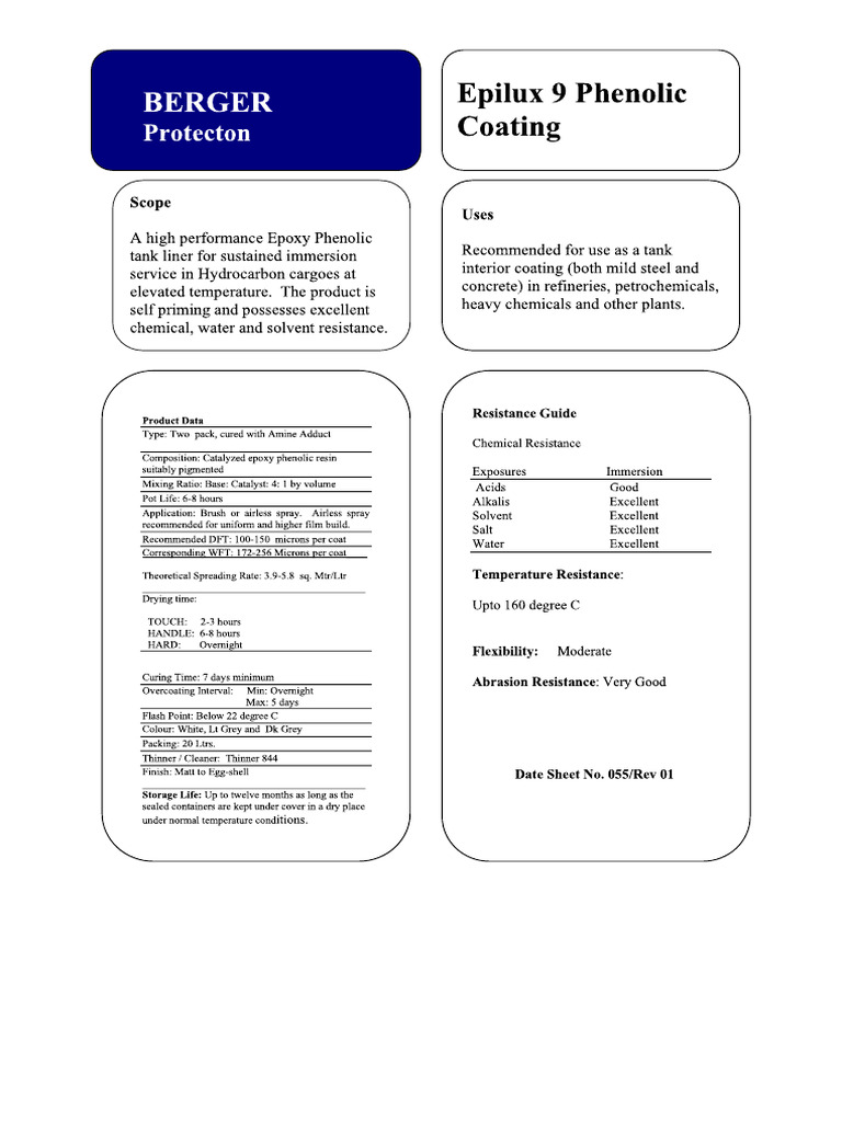 Epilux 9 HB Phenol | PDF