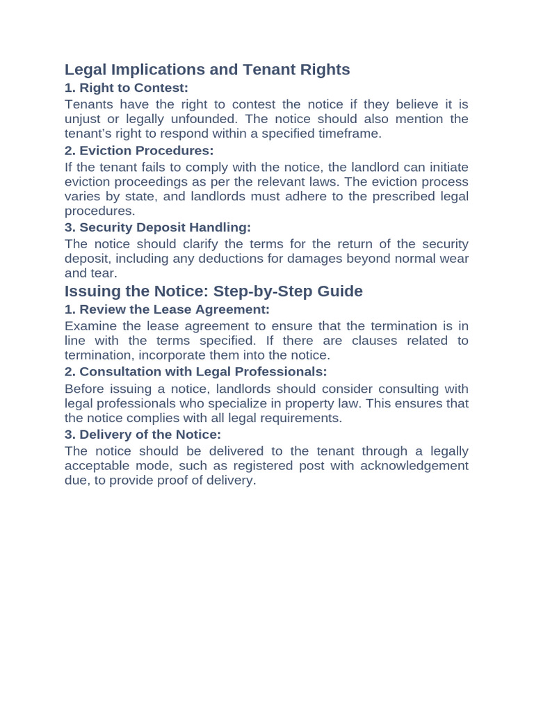 Guidelines Tenant | PDF