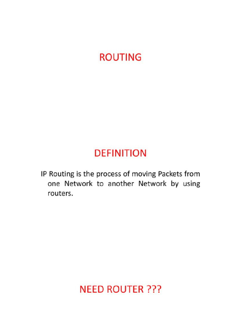 LEC-10-Routing-Basics (1) | PDF