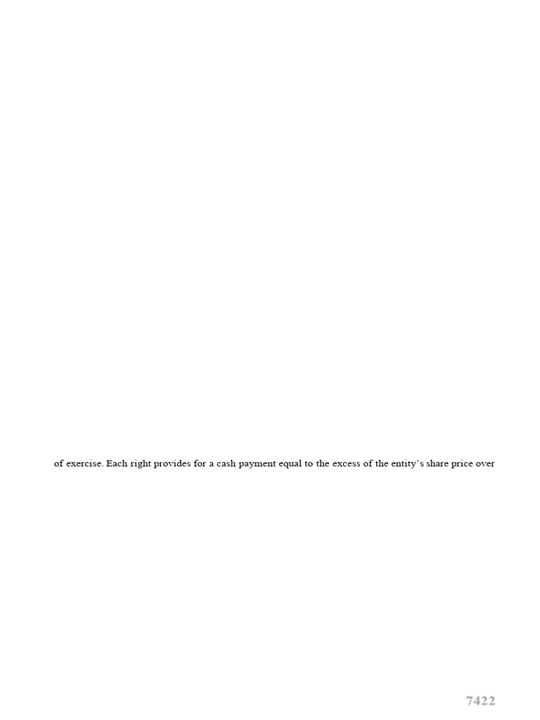 7422 - Share Appreciation Rights | PDF | Fair Value | Corporations