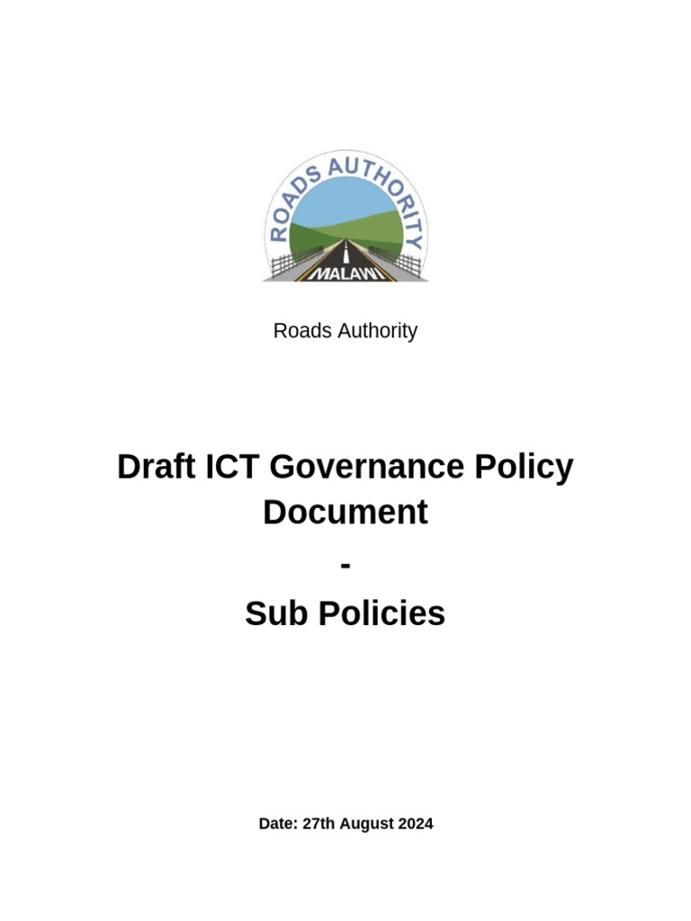 02 - RA - Draft ICT Governance Sub Policy Document Version 1.020241126 ...