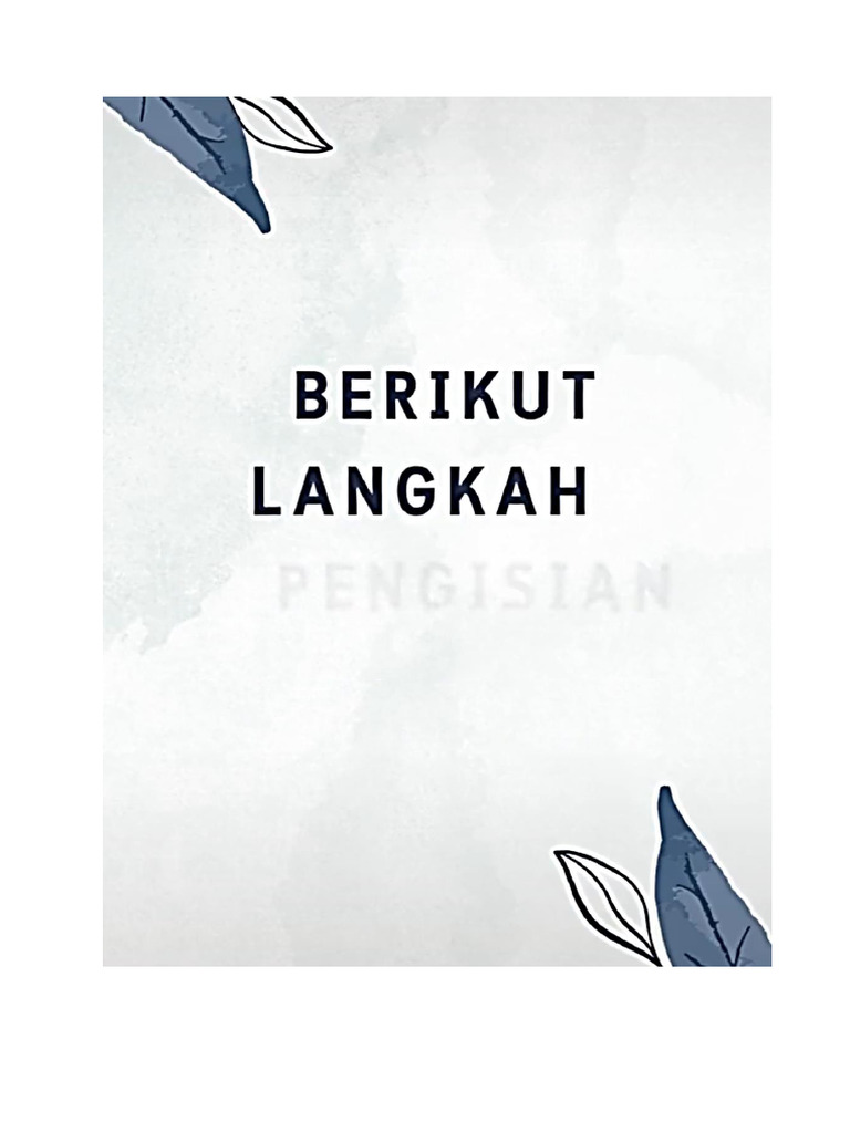 Langkah Pengisian PMM bagi Kepsek dan Guru | PDF