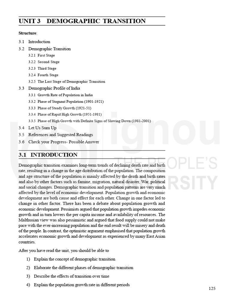 Demographic Transition Theory | PDF | Economic Growth | Demography