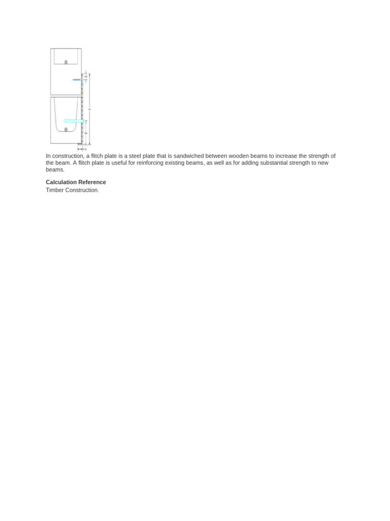 Flitch Plate Use in Beam Reinforcement | PDF