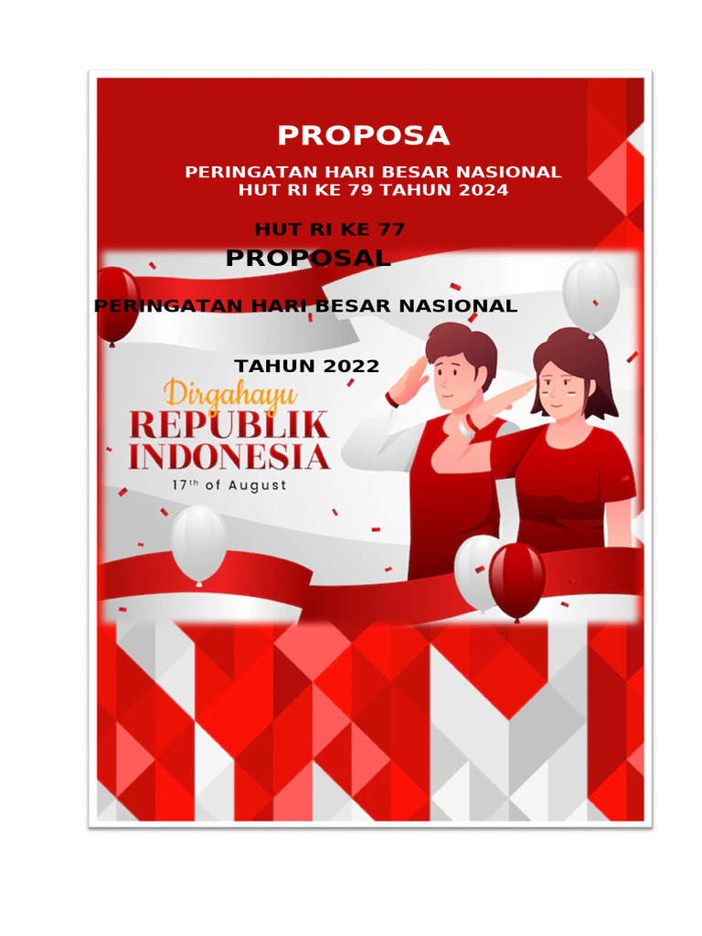 Proposal Kegiatan HUT RI ke-79 2024 | PDF