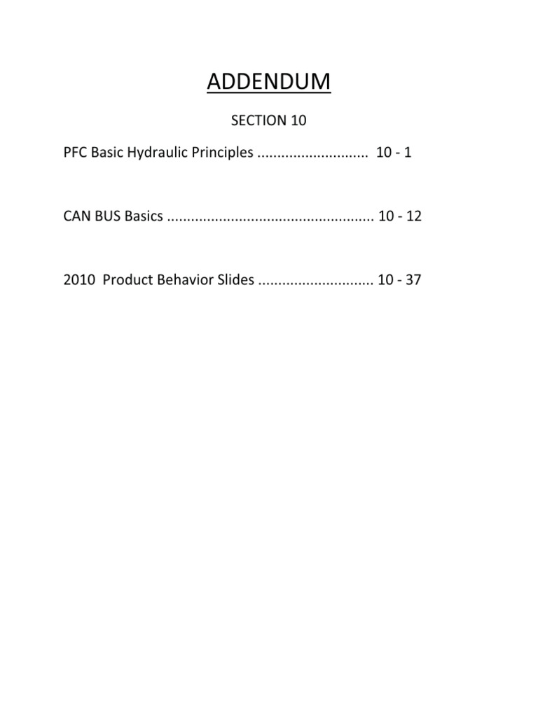 Section 10 Addendum R2 | PDF