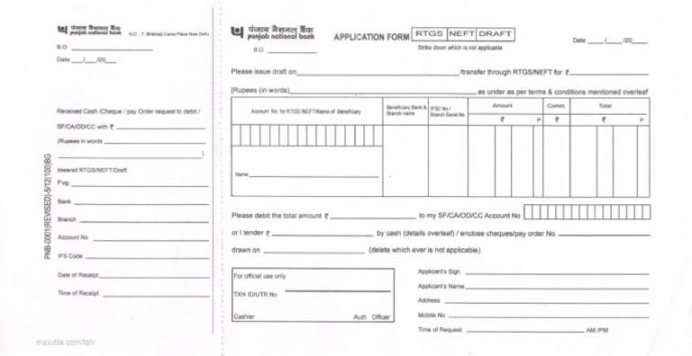 PNB Rtgs | PDF