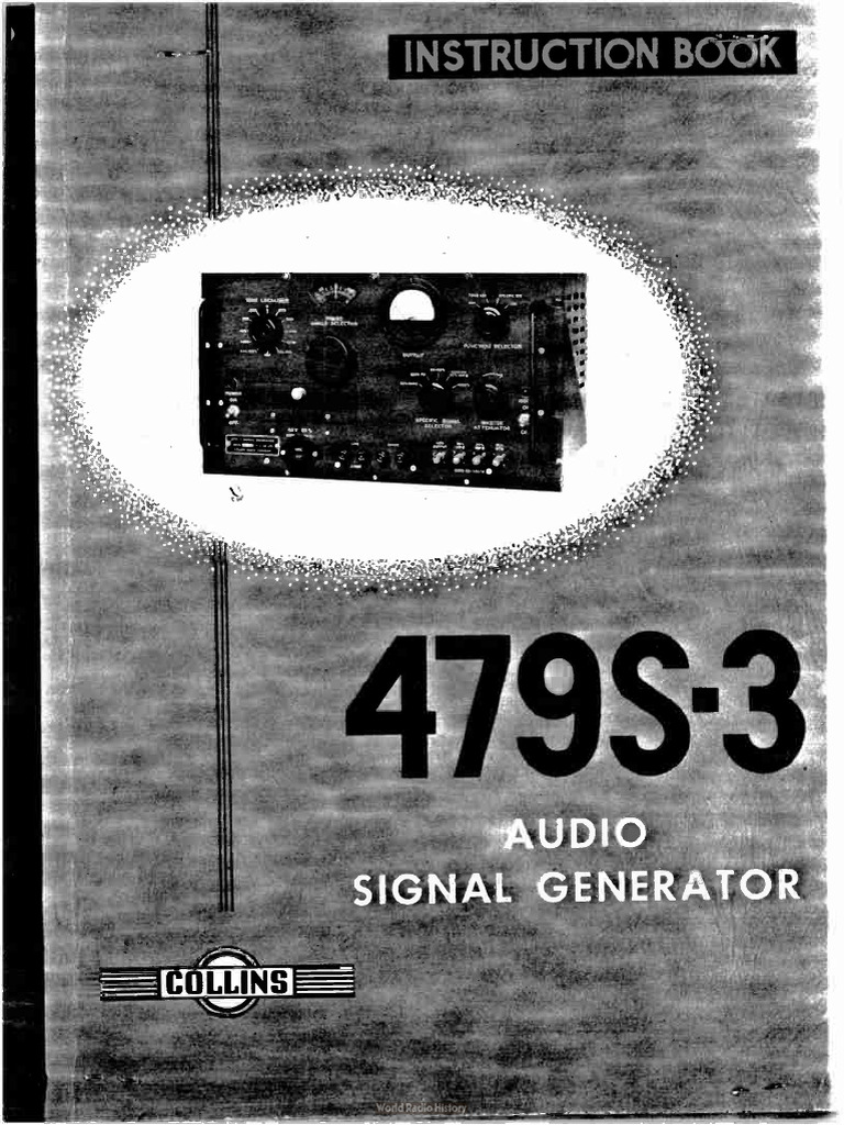Collins 479 S Signal Generator 1952 | PDF | Frequency Modulation ...