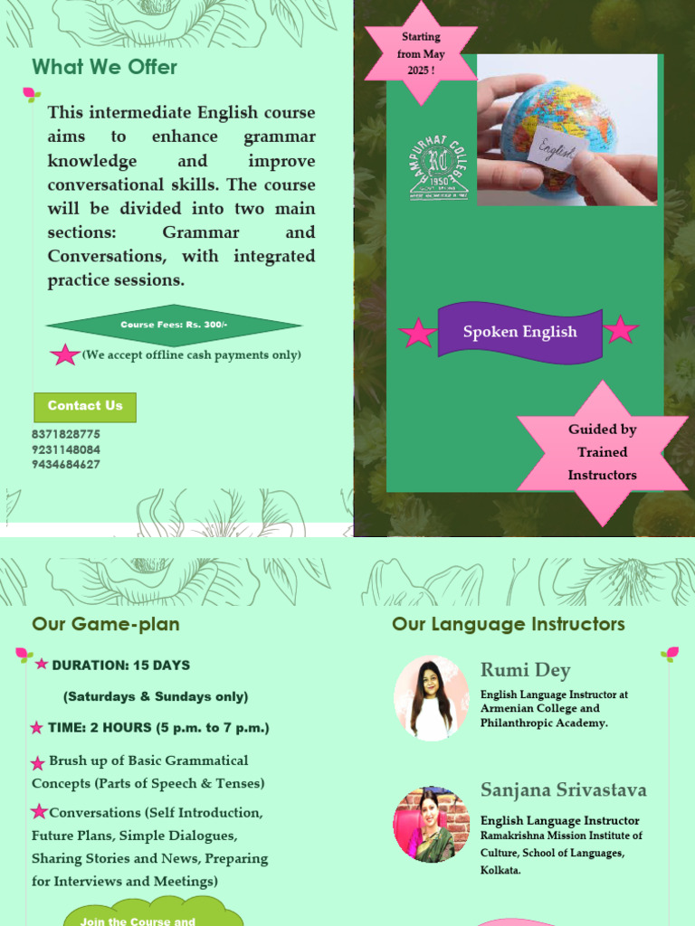 15-Day Spoken English Course Offer | PDF