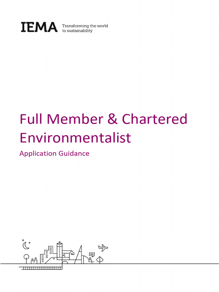 IEMA Full Member Application Guide | PDF | Forest Stewardship Council | Natural Environment