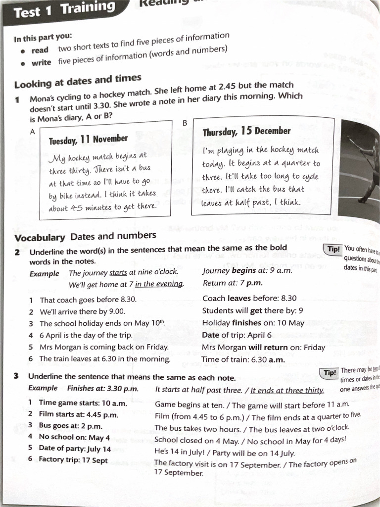 Ket Reading and Writing Part 8 | PDF