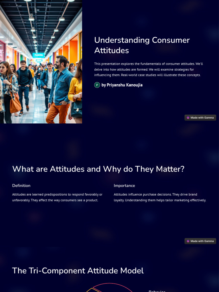 Understanding Consumer Attitudes | PDF | Attitude (Psychology) | Cognitive Psychology
