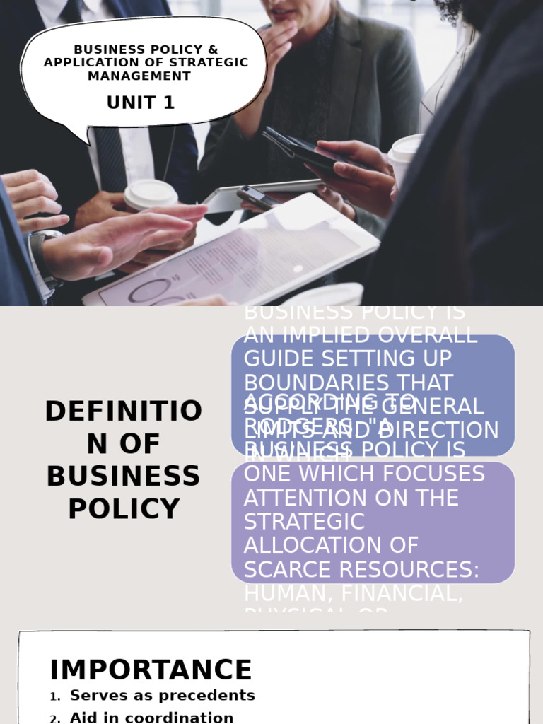 Unit-1 and 2 of BPSM | PDF | Policy | Cognition