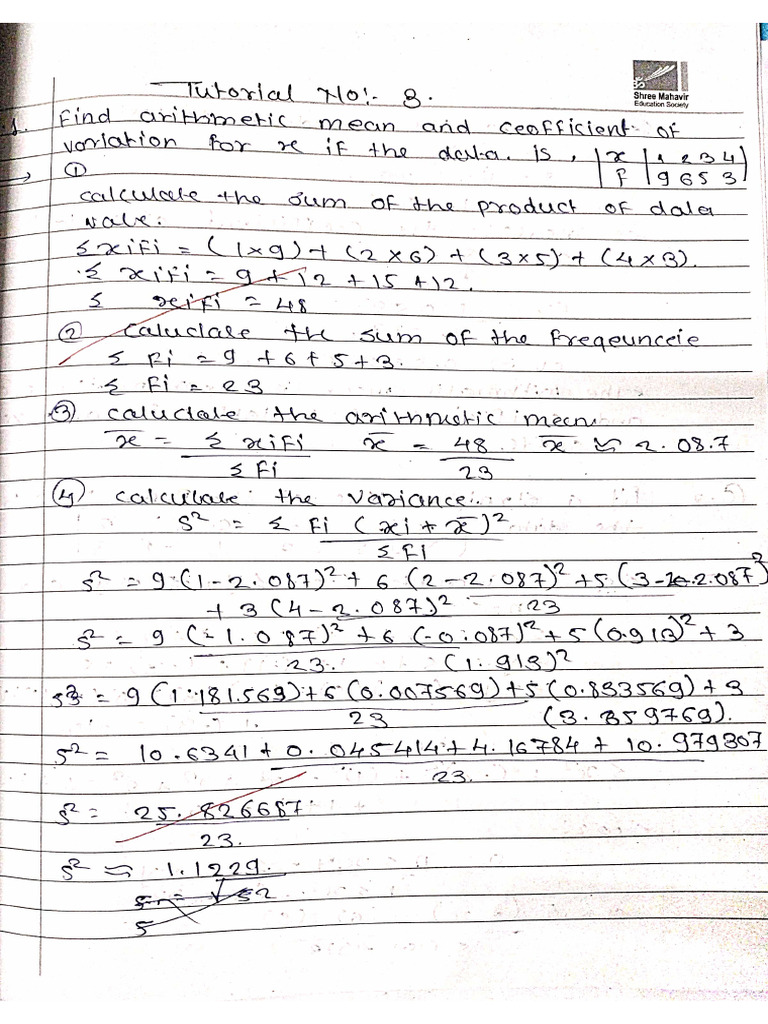 Tutorial No 3 4 PDF | PDF