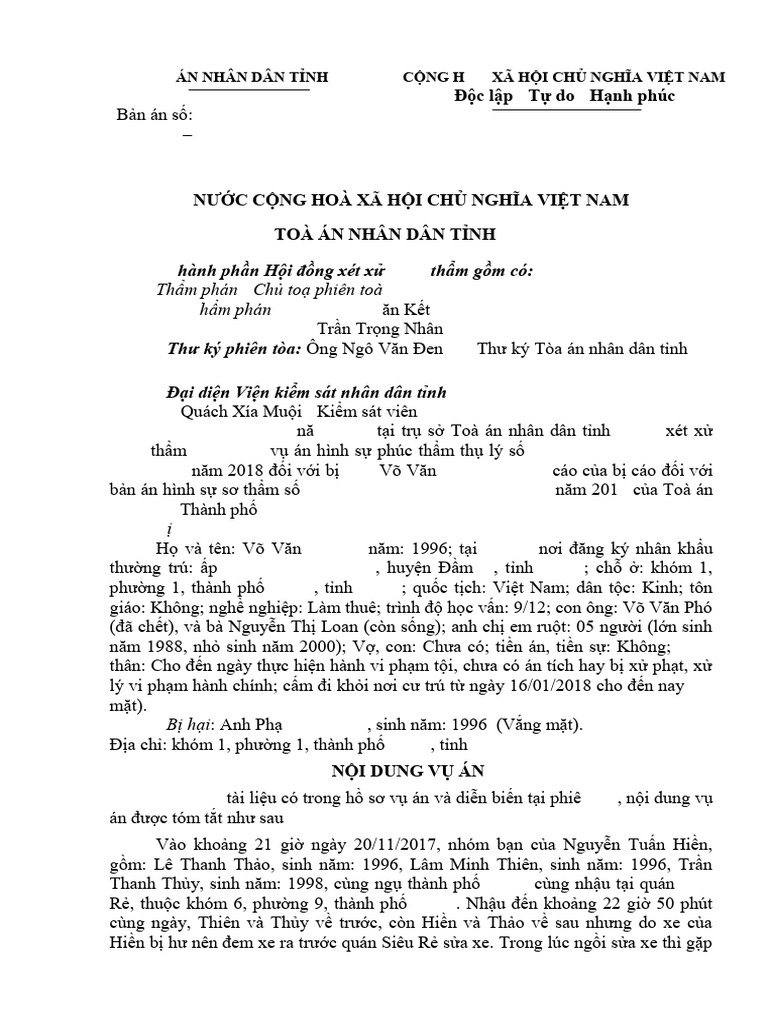 Vo Van Be Xong Roi | PDF