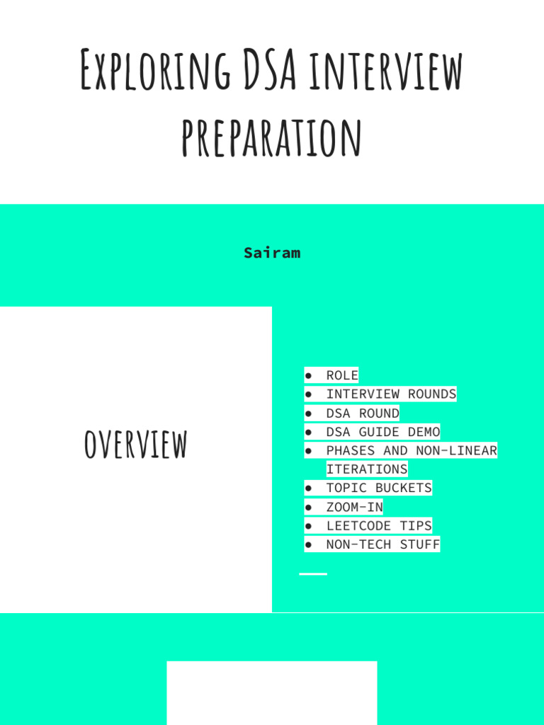 DSA Round Prep - Big Picture | PDF | Computer Programming | Knowledge