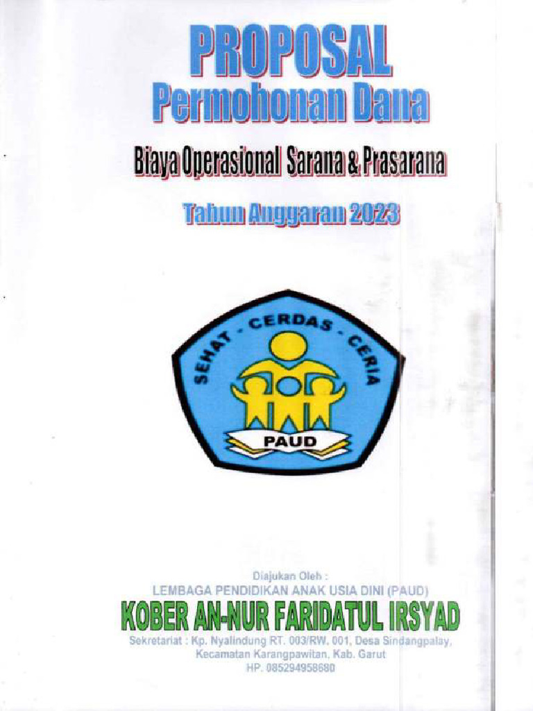 Proposal Sarana Prasarana 20230001 - Compressed-2 | PDF