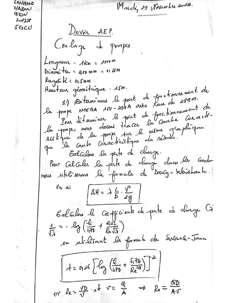 Coulage de Pompe | PDF