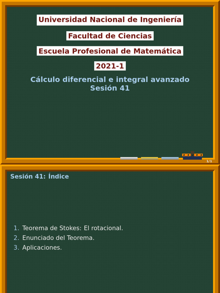 Sesion 15.2 CAP - 04 - Teorema de Stokes | PDF | Vector Euclidiano ...