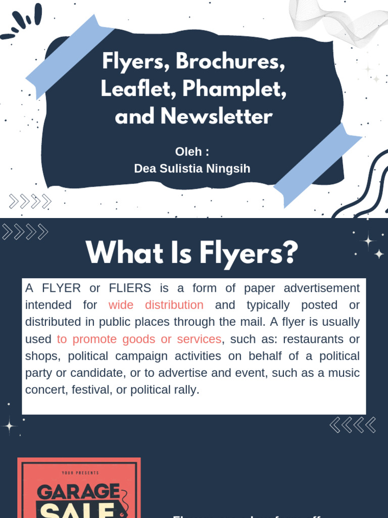 Flyers, Brochures, Leaflet, Phamplet, and Newsletter | PDF | Marketing | Folio