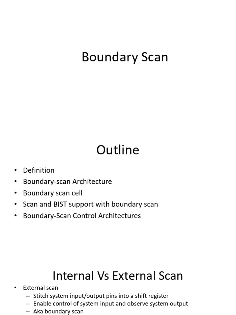 Boundary Scan and Core-Based Testing-NOTES | PDF | Computer Hardware ...