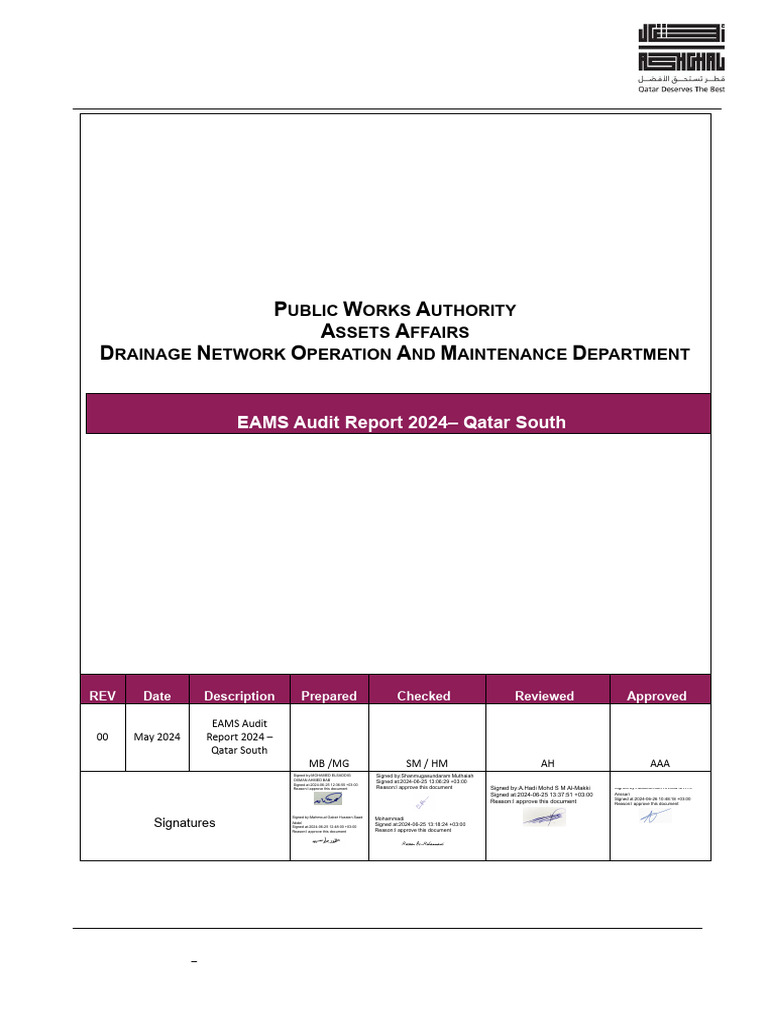 Attachment01 AAD-AMRE-066 EAMS Audit Report 2024 - Qatar ...