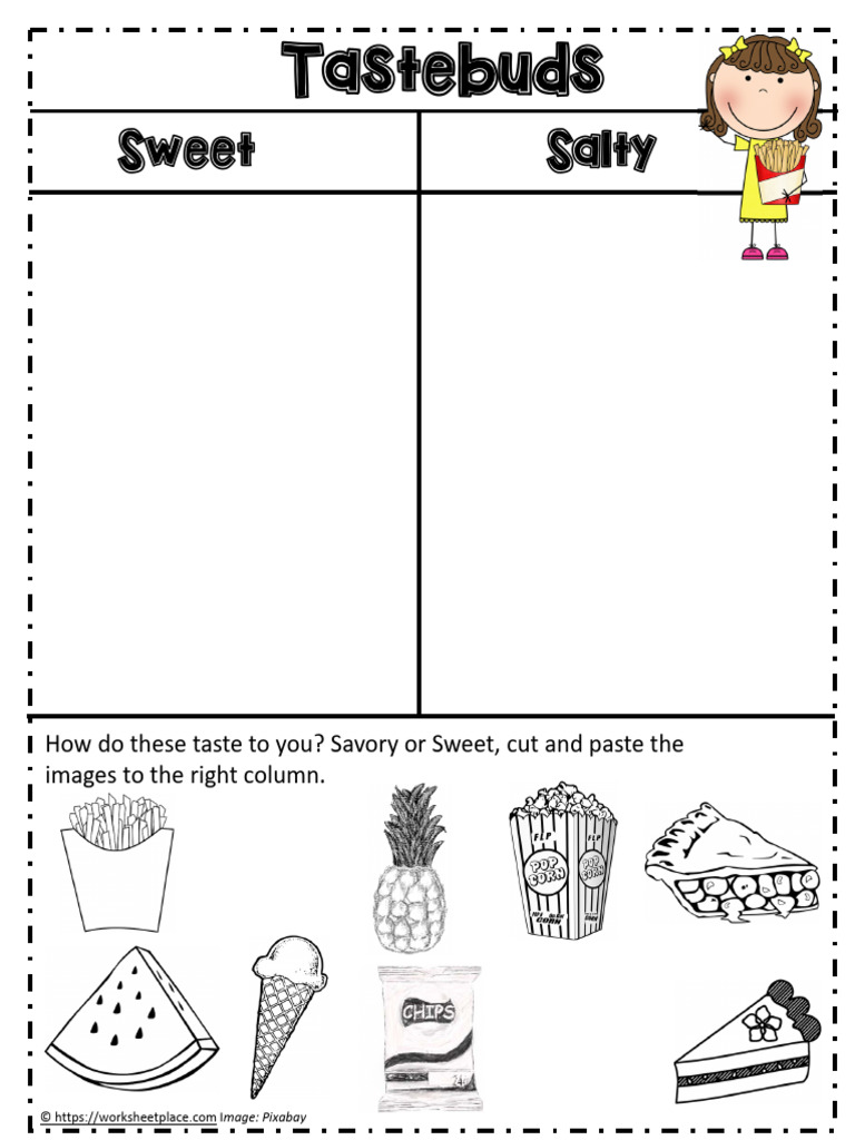 Taste Sorting: Sweet vs. Salty | PDF