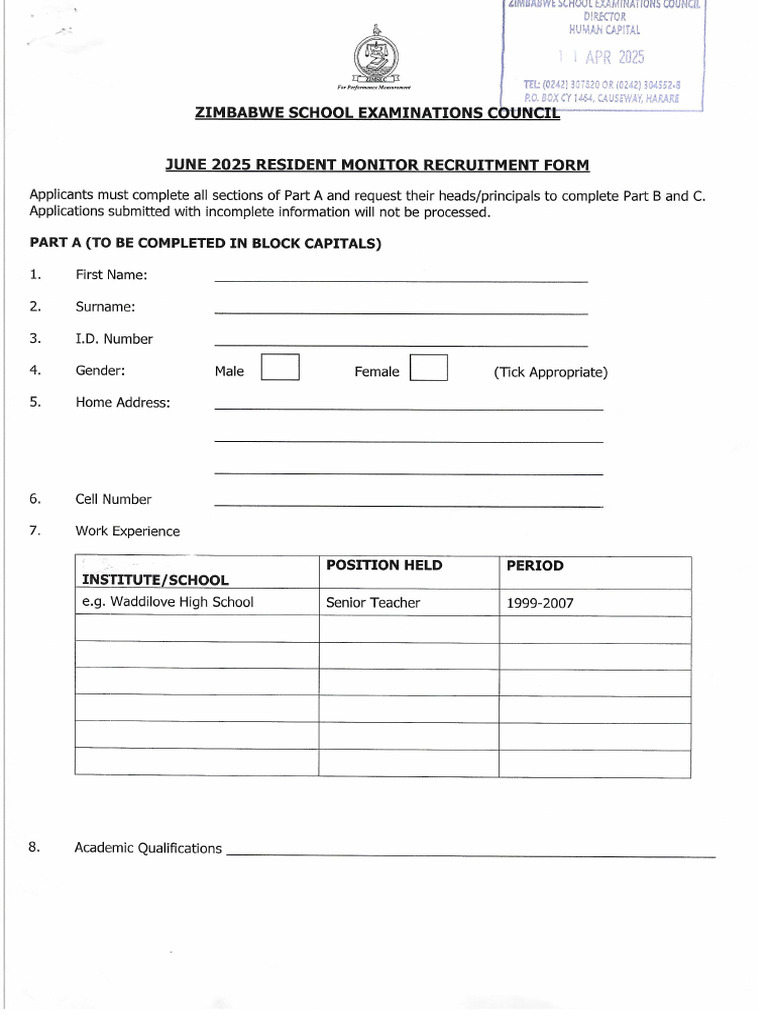 Resident Monitor | PDF