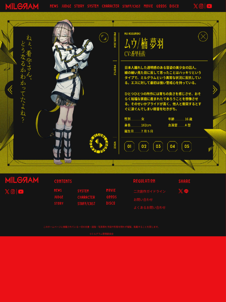 MILGRAM - Character-Mu | PDF