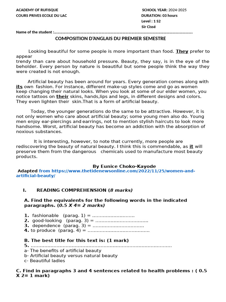 Ceesay Compo Ang Edl 2025 1 s2 | PDF