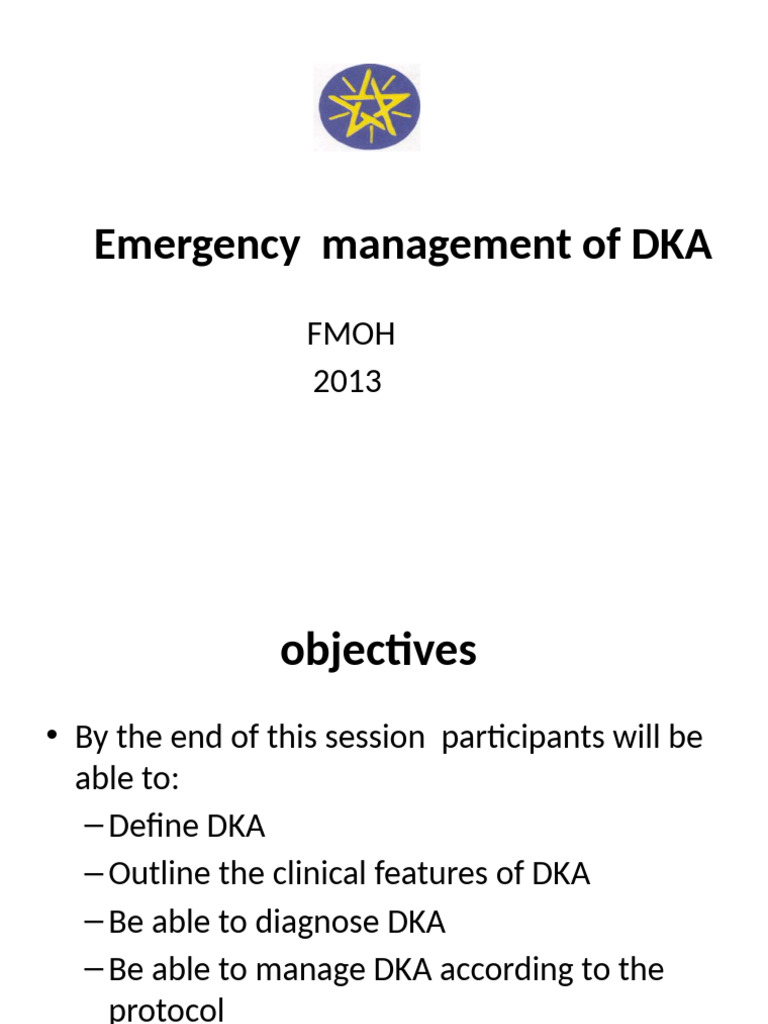 Emergency Management of Diabetic Ketoacidosis | PDF | Diseases And ...