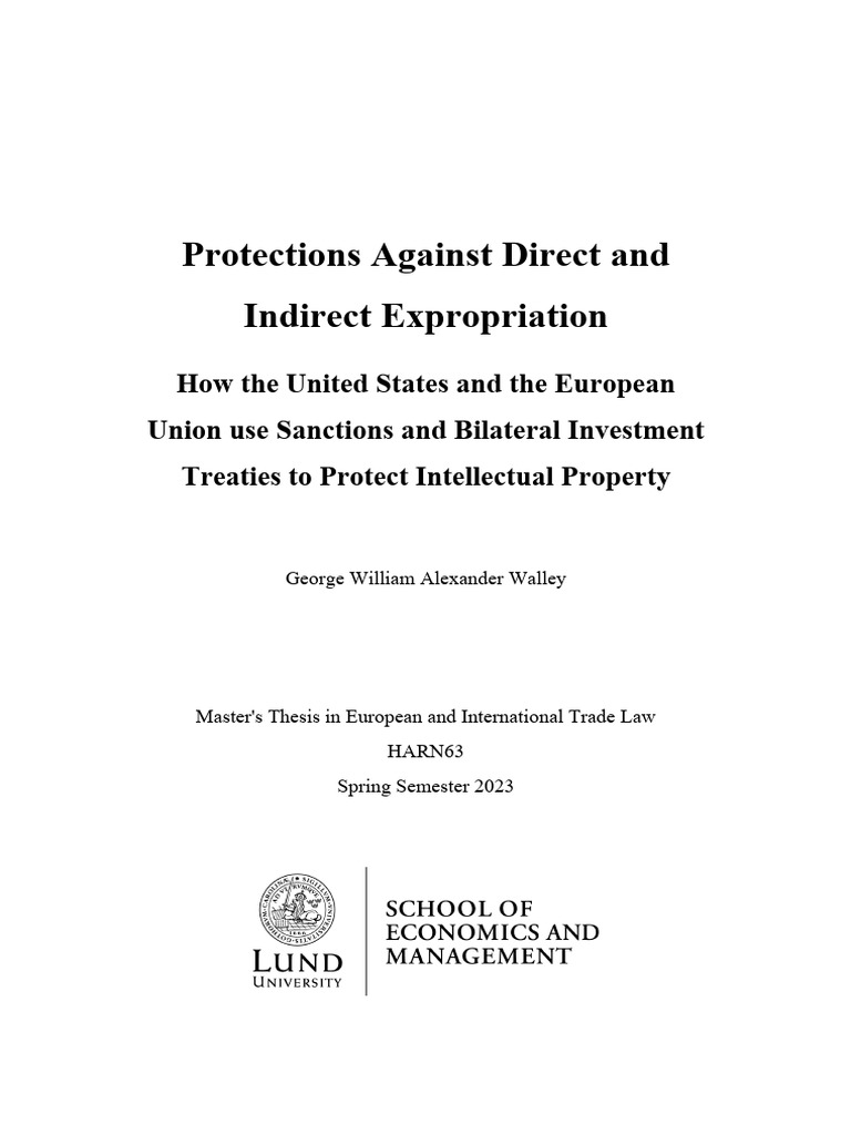 Protections_Against_Direct_and_Indirect_Exprop | PDF | Intellectual ...