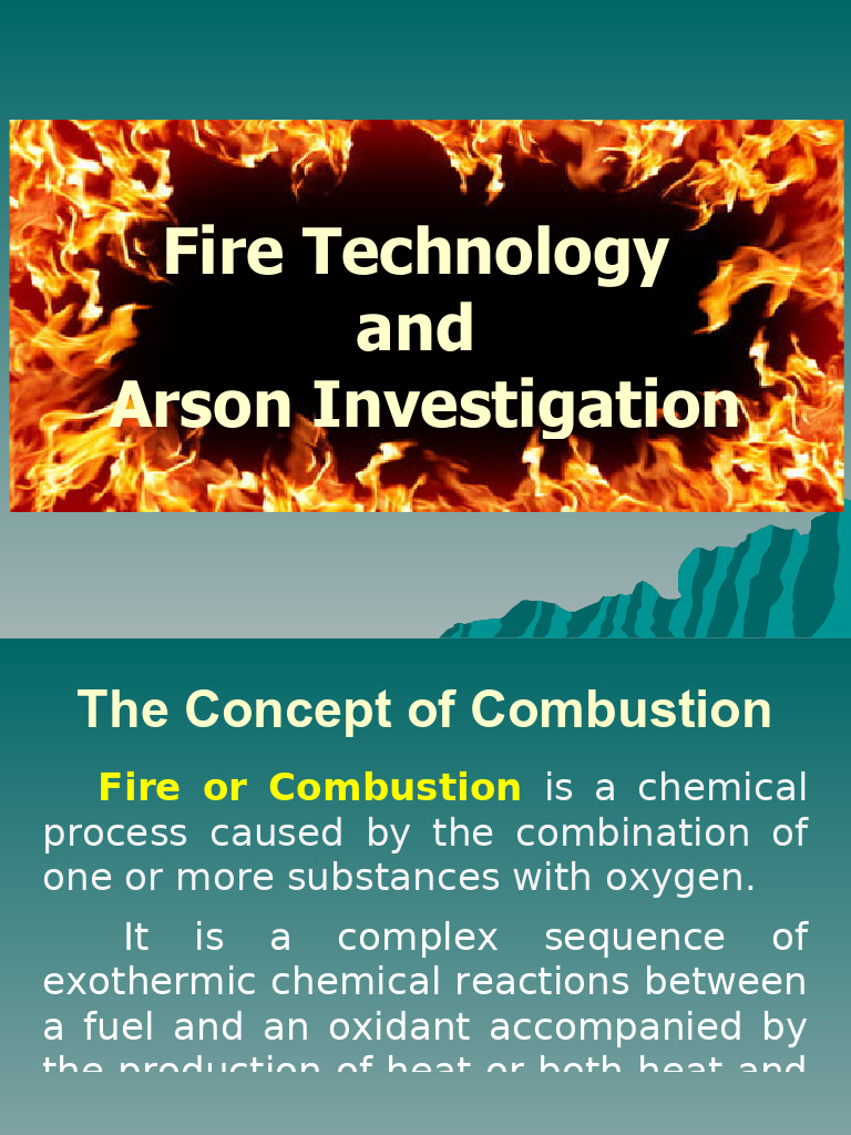 Fire For Presentation Topic 1 | PDF | Fires | Combustion
