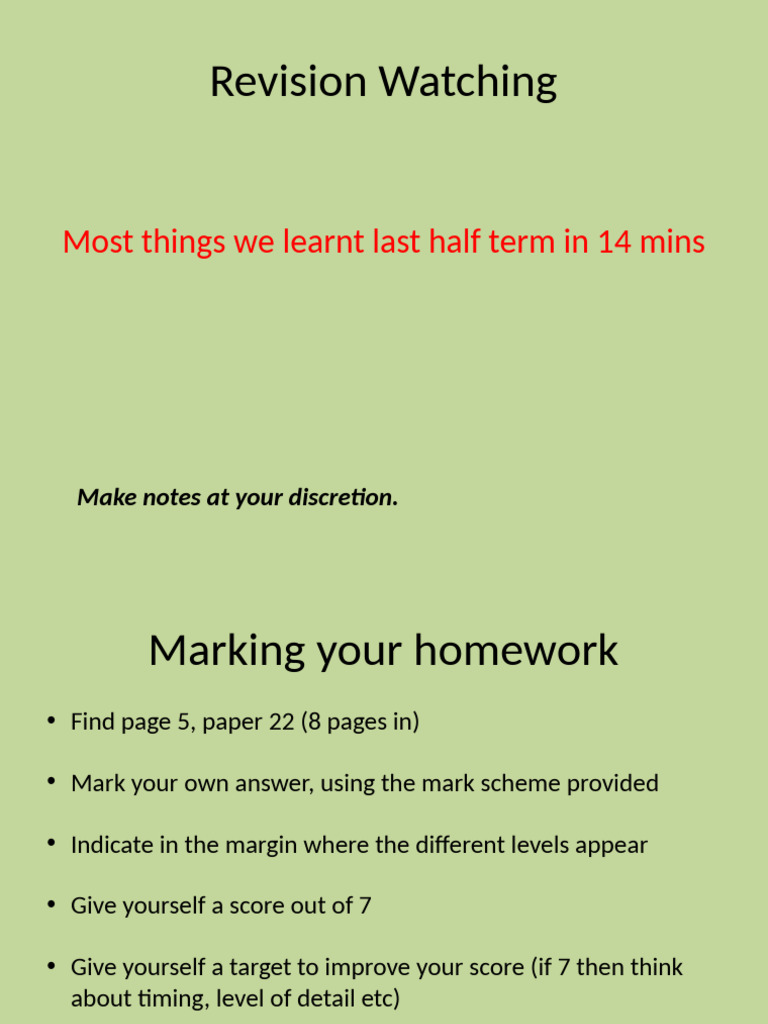 Paper 2 Comparison Questions | PDF