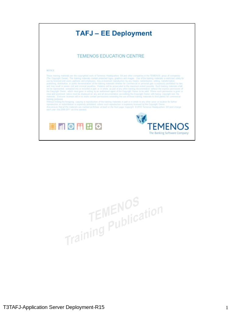 T3TAFJ4A TAFJ EE JBoss Eap 6x R15 | PDF | Software Architecture | Data Management