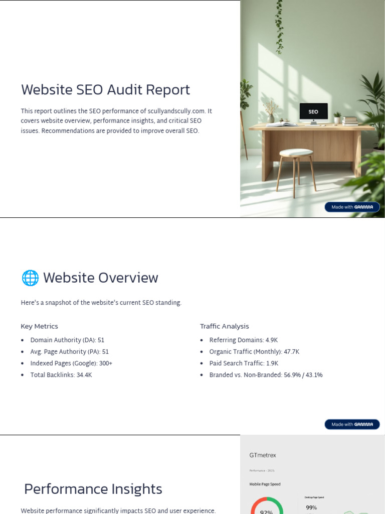 Website SEO Audit Report | PDF | Search Engine Optimization | Search ...