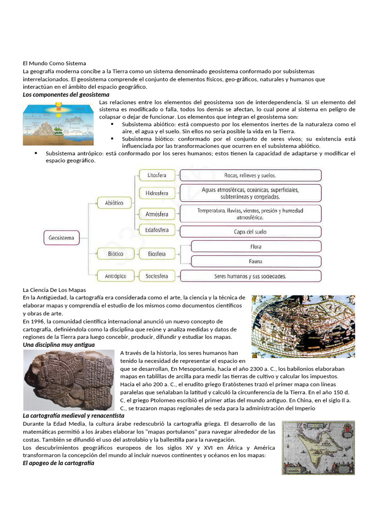 Ficha de Actividad CCSS 1° - Semana 1 Uni 2 | PDF | Mapa | Cartografía