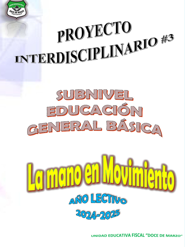 Proyecto Interdisciplinar Egb 3 | PDF | Robótica | Robot