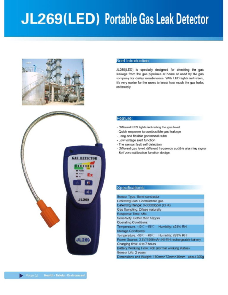 JL269LED English Brochure | PDF