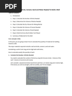 Brickforce Estimation Formula Fixed | PDF