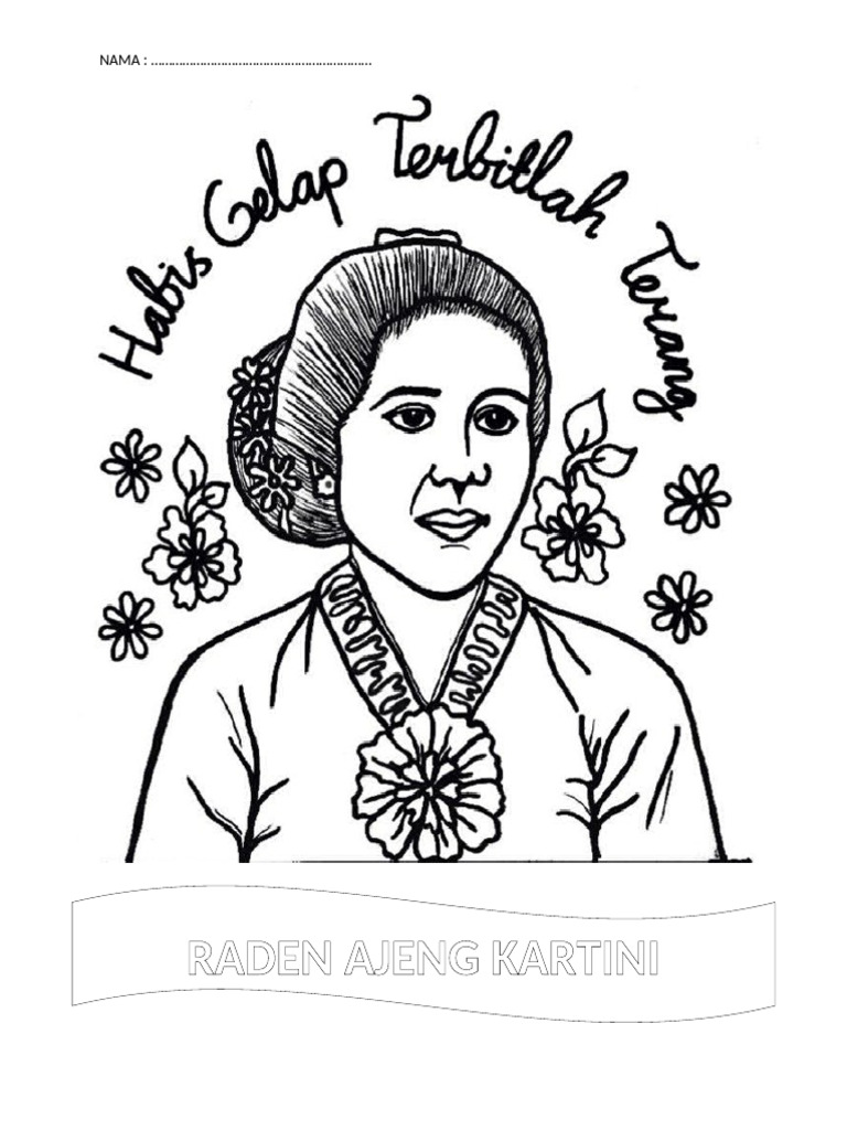 Gambar Mewarnai Kartini | PDF