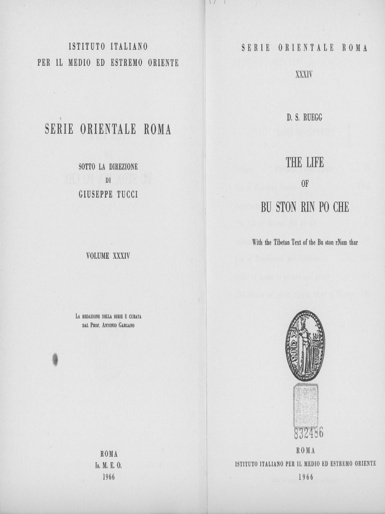 The Life of Bu Ston Rin Po Che | PDF