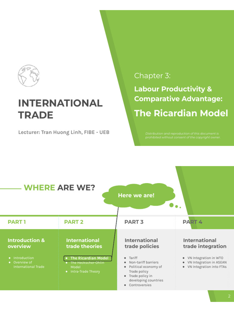 International Trade - Chapter 3 Ver 2025 | PDF | Comparative Advantage ...