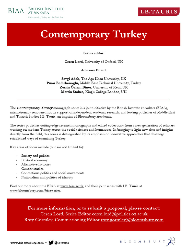 Contemporary Turkey Research Series | PDF