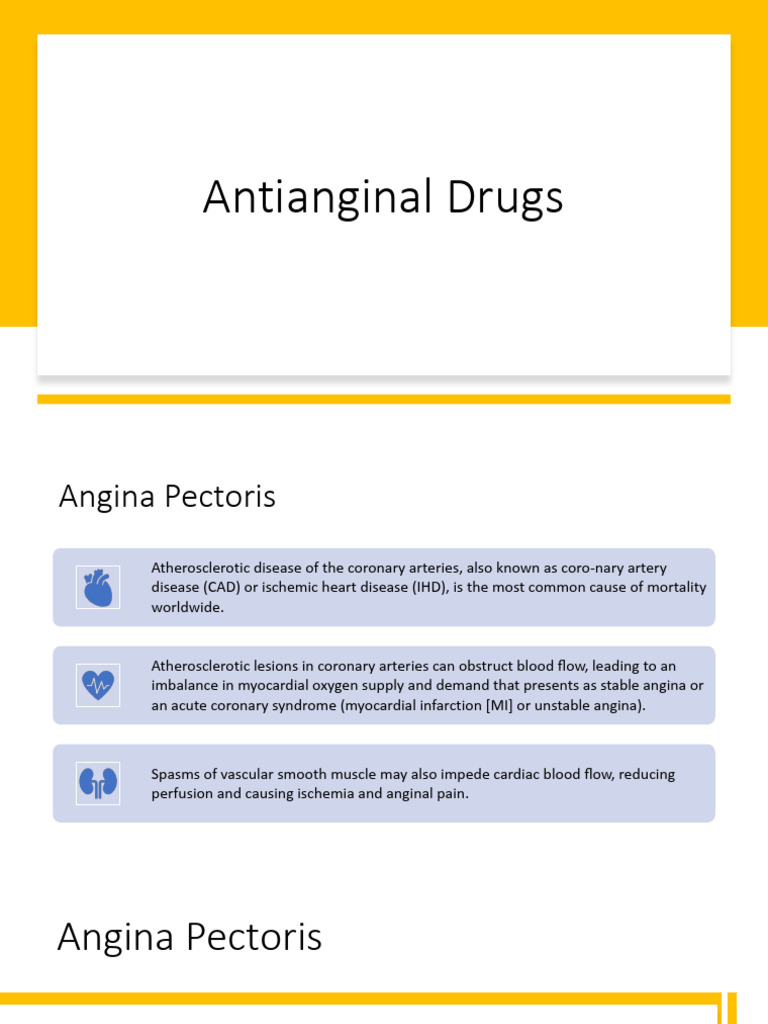 Antianginal-Antithrombotic Drugs | PDF | Platelet | Coagulation