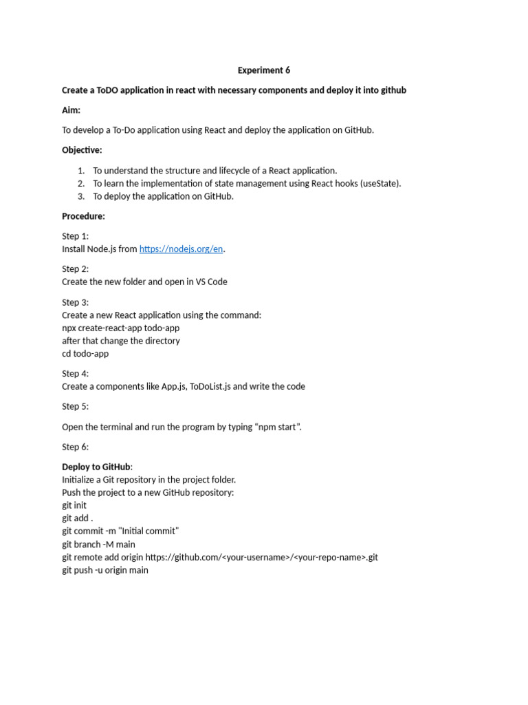 Experiment 6 Observation Format | PDF | Software Engineering | Computer Programming