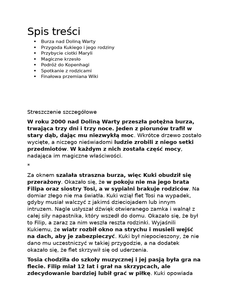 Magiczne Drzewo. Czerwone Krzesło - Andrzej Maleszka | PDF