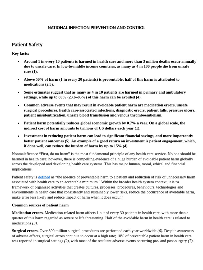Infection Prevention Control | PDF | Hand Washing | Patient Safety