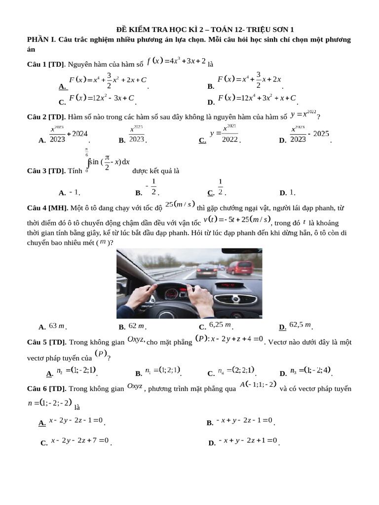De8 CK2 Toan12 | PDF
