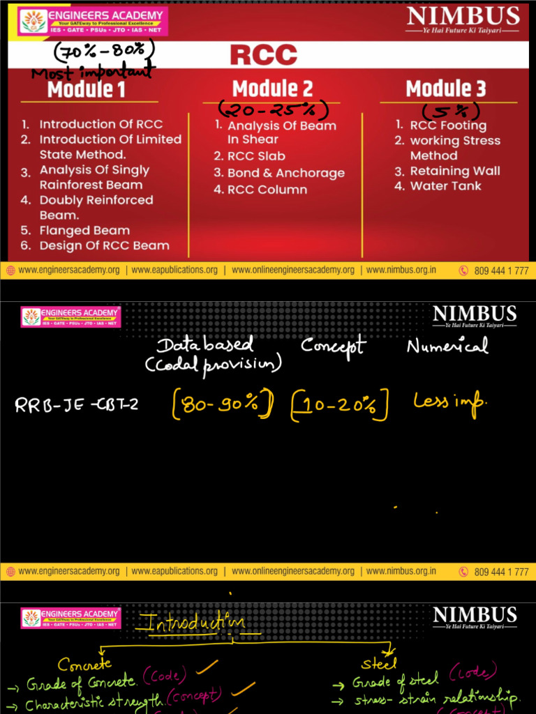 Lect-01 RCC Introduction, LSM introduction_52613904_2025_02_27_14_07 (1) | PDF